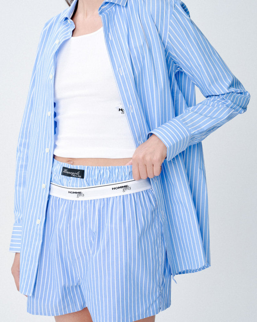 Boxer Shorts in Classic Stripe – HOMMEGIRLS